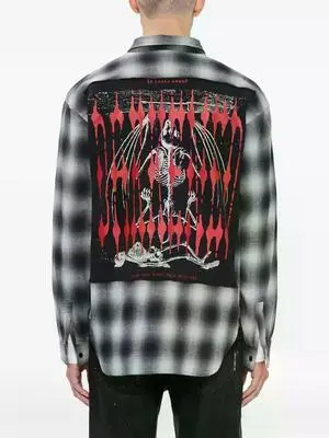 44 LABEL GROUP Check-print Shirt