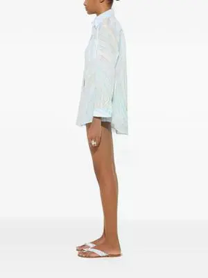 Emilio Pucci Iride Print Muslin Shirt