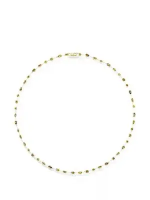 MEREDITH YOUNG Mossy Way Garnet Necklace - Gold