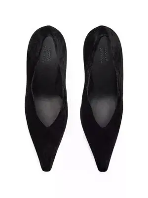 Loulou De Saison Josie Velvet Pumps
