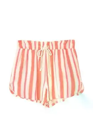 Xirena Starla Striped Cotton Shorts