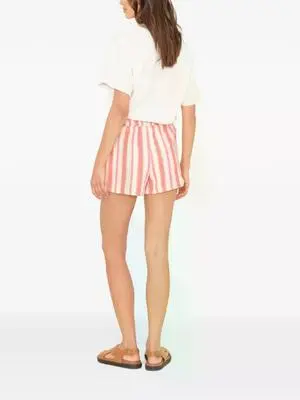 Xirena Starla Striped Cotton Shorts