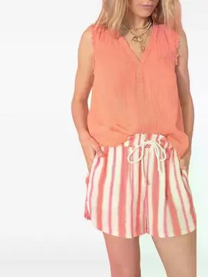 Xirena Starla Striped Cotton Shorts