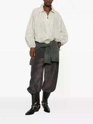 I BLUES Corduroy-effect Trousers
