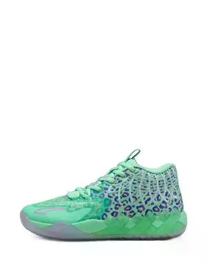 PUMA X Lamelo Ball Mb.01 Alien Safari Leopard-print Sneakers - Green