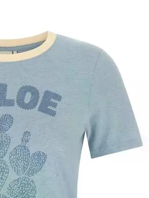 Chloé Logo-print Cactus-print T-shirt