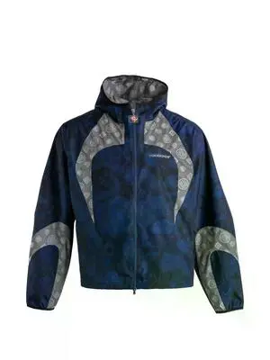 Casablanca Heatmap-print Hooded Jacket - Blue