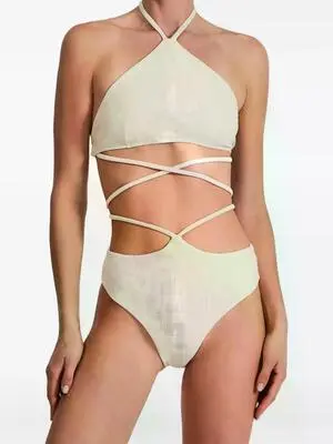 Devon Windsor Cypress Wrap-around Swimsuit - Neutrals