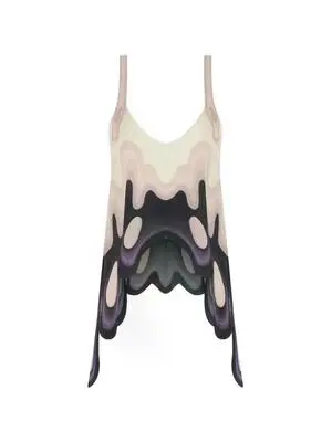 YUKIO Pantera Wave Printed Top