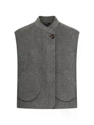Soeur Adeline Boxy Gilet - Grey