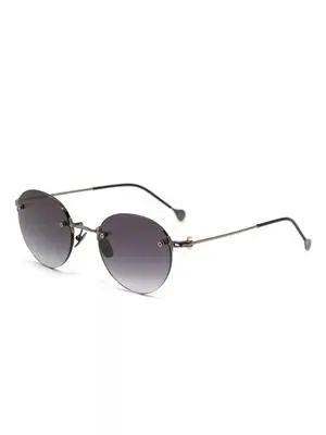 Yohji Yamamoto Round-frame Sunglasses - Black