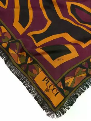 Emilio Pucci Mixed Print Silk Stole