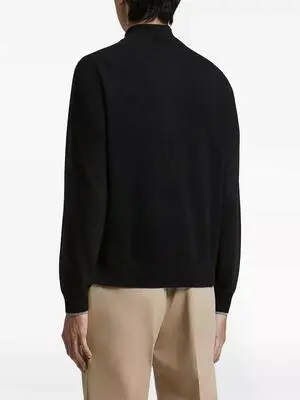 Peserico Zip-up High-neck Sweater