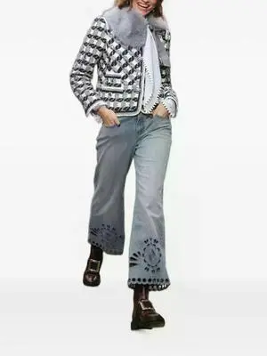 MAISON COMMON Striped Tweed Jacket