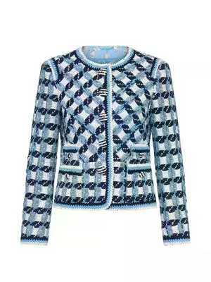 MAISON COMMON Striped Tweed Jacket
