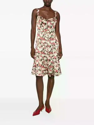 DÔEN Donielle Floral-print Midi Dress