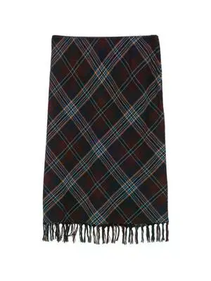 DÔEN Elowette Midi Skirt Red