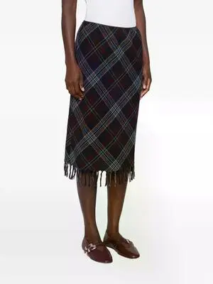 DÔEN Elowette Midi Skirt - Red
