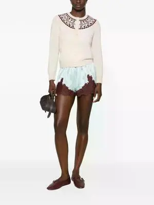DÔEN Iona Lace-trim Shorts