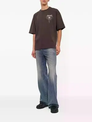Amiri Lasso Oversized Tee - Brown