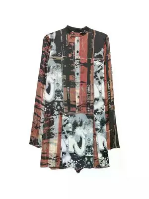 JEAN PAUL GAULTIER 1990s Graphic-print Mini Dress