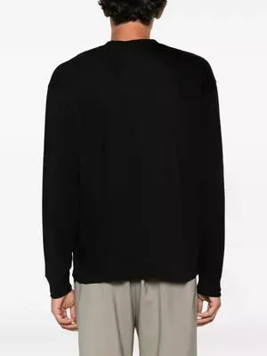 Saint Laurent Cassandre Long-sleeve T-shirt - Black