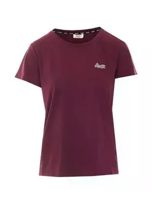 Liu Jo Logo-embroidered T-shirt - Purple