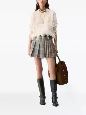 Liu Jo Sweater With Feathers And Sequins