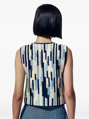 Escvdo Anadara Intarsia Vest