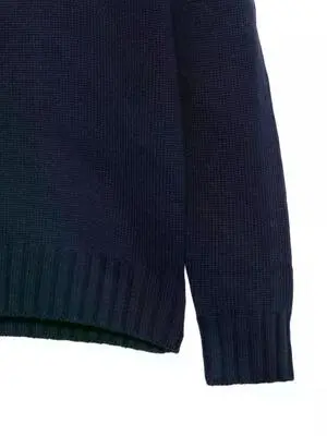 BALLANTYNE Ribbed-knit High-neck Sweater