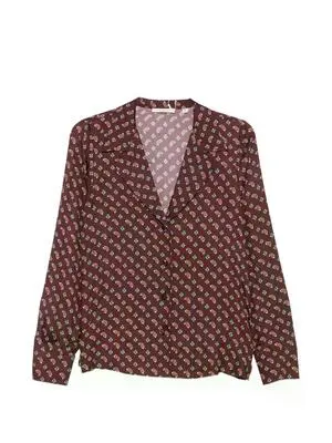 DÔEN Rania Paisley-print Shirt - Brown