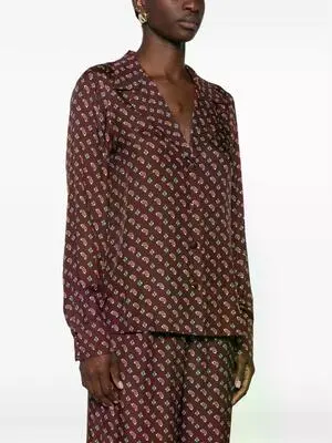 DÔEN Rania Paisley-print Shirt - Brown