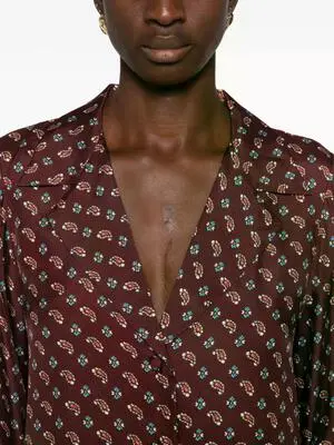 DÔEN Rania Paisley-print Shirt