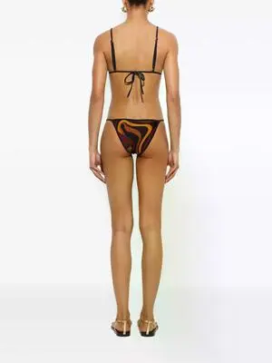 Emilio Pucci Marmo Print Bikini Bottom