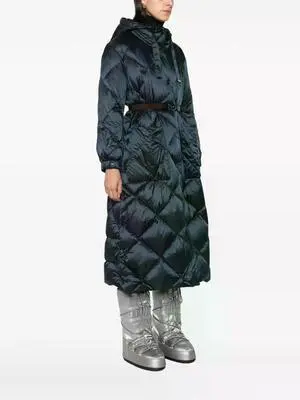 Max Mara Quilted Hooded Coat