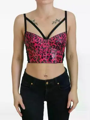 Dolce & Gabbana Leopard-print Cropped Top