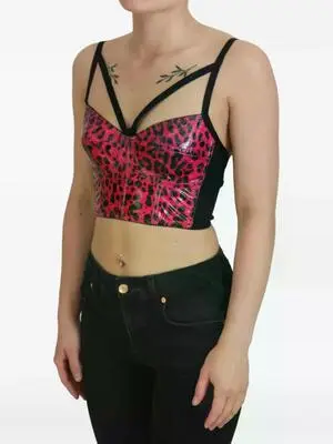 Dolce & Gabbana Leopard-print Cropped Top