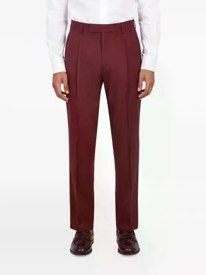 COSTUMEIN Vincent Timisoara Pleated Tailored Trousers - Red