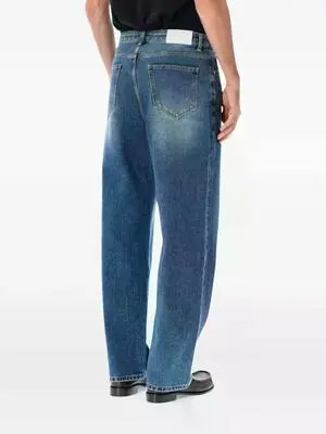 DUNST Faded Straight-leg Jeans