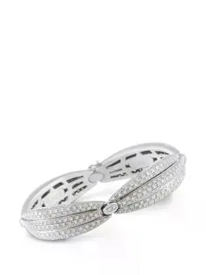 DAMIANI Diamond Scalloped Leaf Bracelet