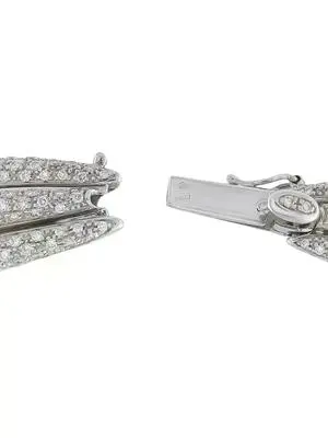 DAMIANI Diamond Scalloped Leaf Bracelet