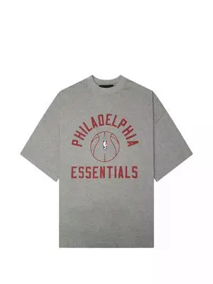 Fear Of God X Barkley Hendricks Sixers Graphic-print T-shirt - Grey