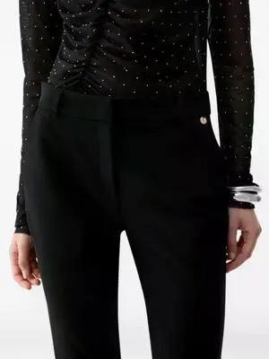 Liu Jo Ottoman Cigarette Trousers - Black