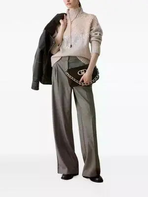 Liu Jo Long Houndstooth Trousers