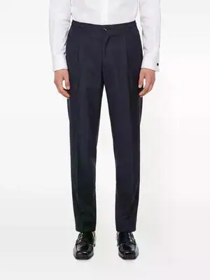 Kiton Pleated Elasticated-waistband Trousers