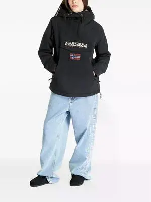 NAPAPIJRI Rainforest Logo-patch Jacket - Black