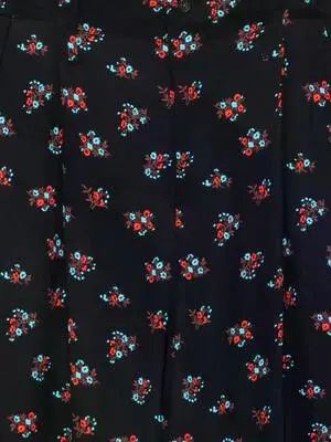 N°21 Floral-print Pleated Trousers