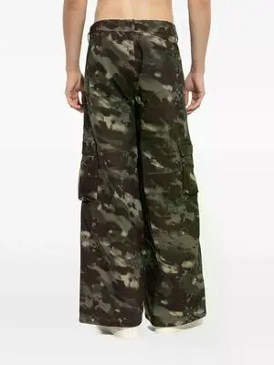 Adidas Camo Camouflage-print Wide-leg Trousers