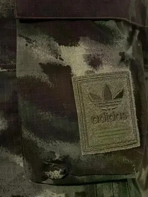 Adidas Camo Camouflage-print Wide-leg Trousers