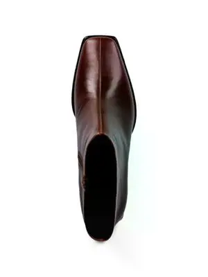 VAGABOND SHOEMAKERS Hedda Square-toe Leather Boots